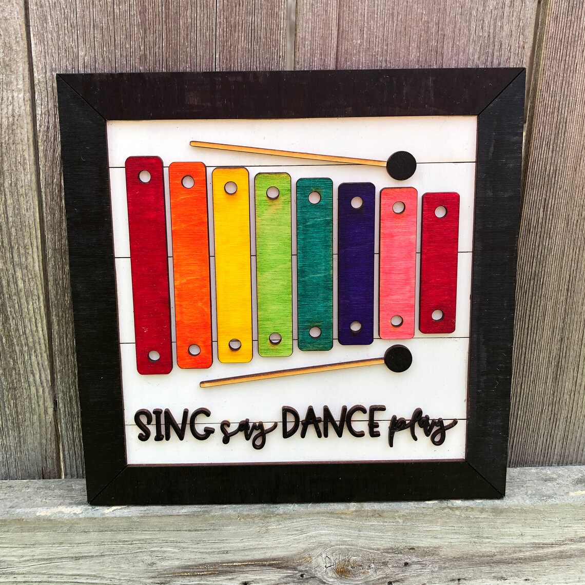 Wooden Sign for Music Teachers, Home Decor for Musicians, Home Decor ...