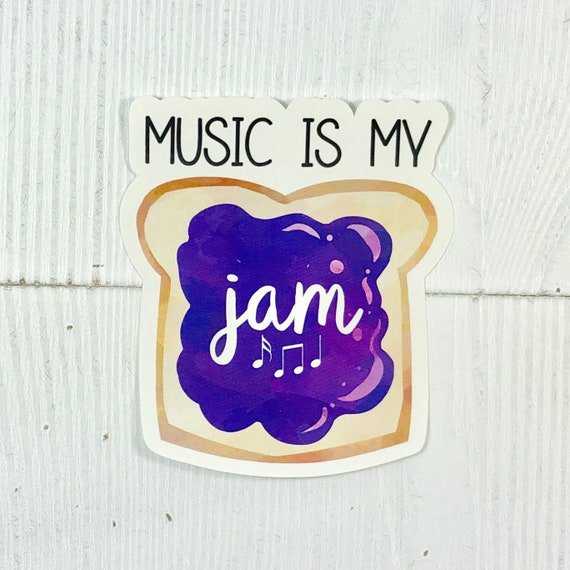 Music sticker Sticker for music teachers glossy sticker | Etsy