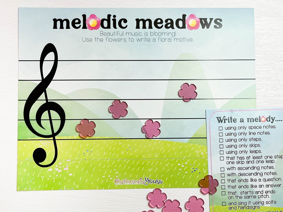 Music Education Manipulatives for Music Teachers, Elementary Music Game ...