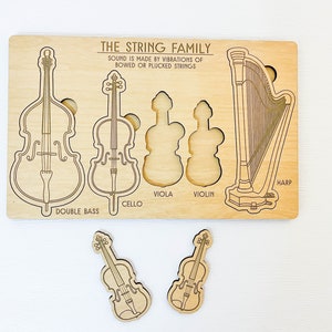 Orchestra Instruments Puzzle for Music Teachers, Wooden Puzzle, Music ...