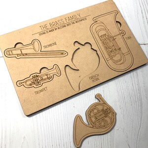Orchestra Instruments Puzzle for Music Teachers Wooden - Etsy