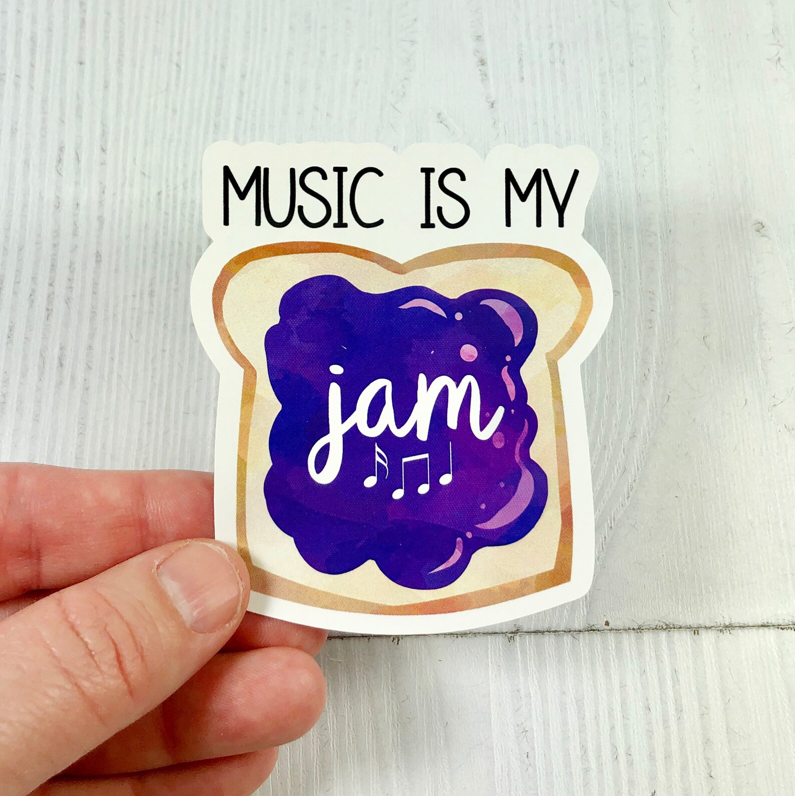 Music sticker Sticker for music teachers glossy sticker | Etsy