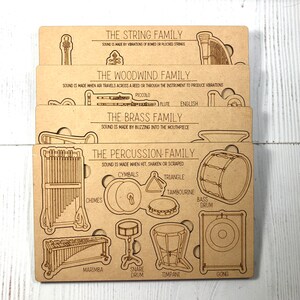 Orchestra Instruments Puzzle for Music Teachers Wooden - Etsy