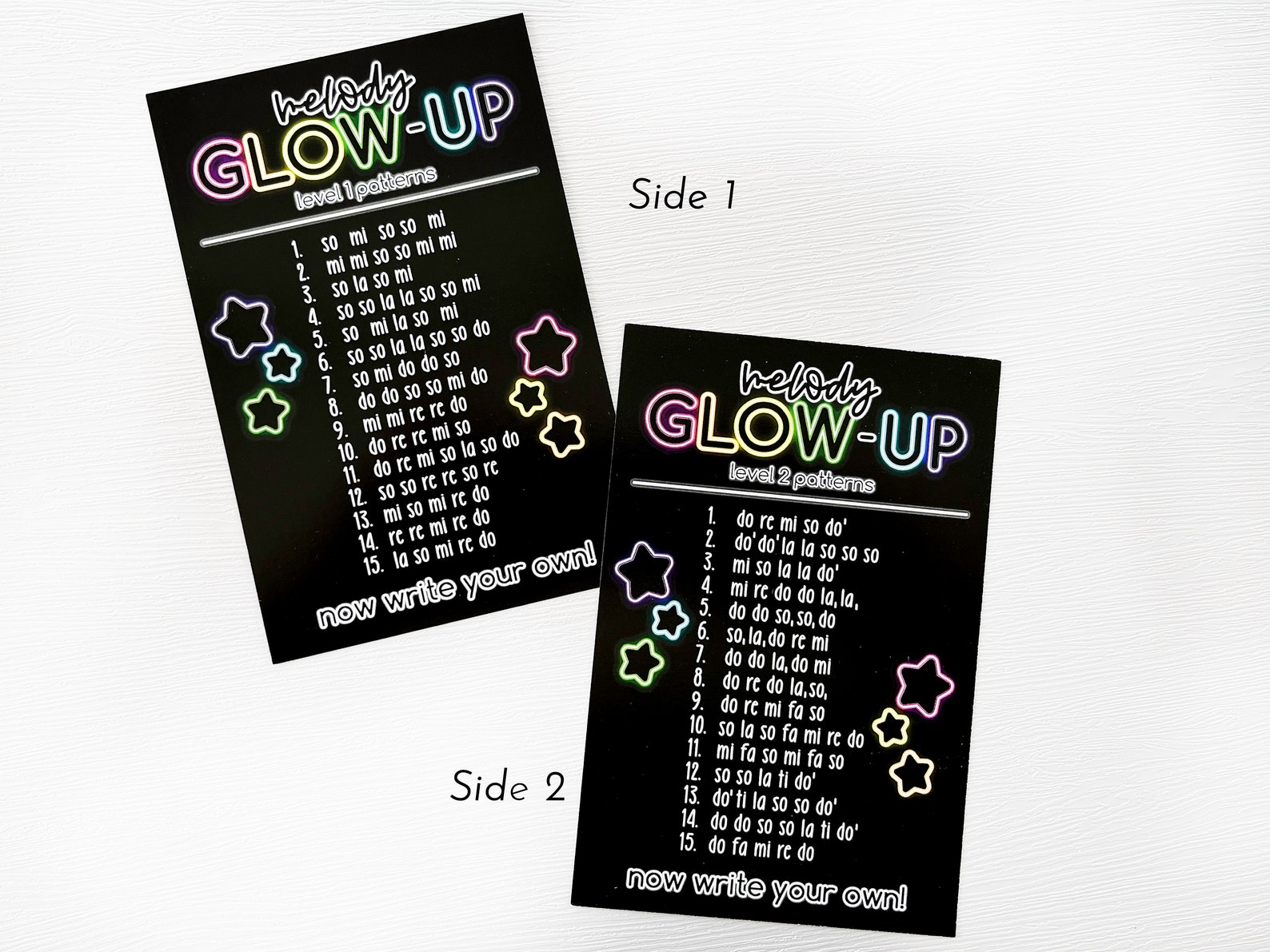 Music Education Manipulatives; Melody Writing Activity; Glow Day for ...