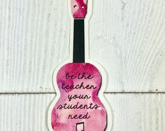 Sticker for Music Teacher Sticker Glossy Sticker Gift for | Etsy