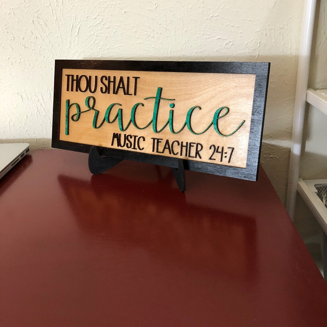 Wooden Sign for Music Teachers Home Decor for Musicians Home - Etsy