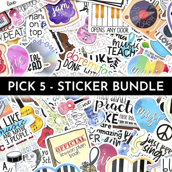 Music Sticker - Etsy