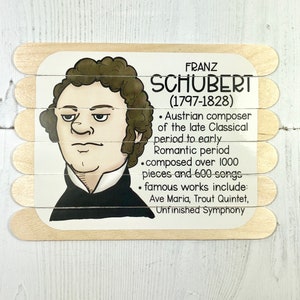 Composer Puzzle for Music Teachers Wooden Puzzle Music - Etsy