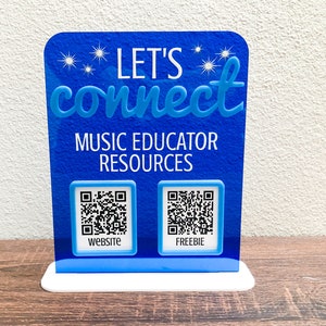 Custom Acrylic QR Sign Deposit, Custom Business Logo Signs, Custom ...