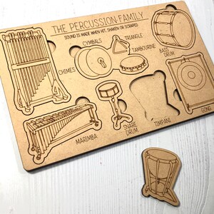 Orchestra Instruments Puzzle for Music Teachers Wooden - Etsy
