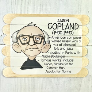 Composer Puzzle for Music Teachers, Wooden Puzzle, Music Puzzle, Aaron ...