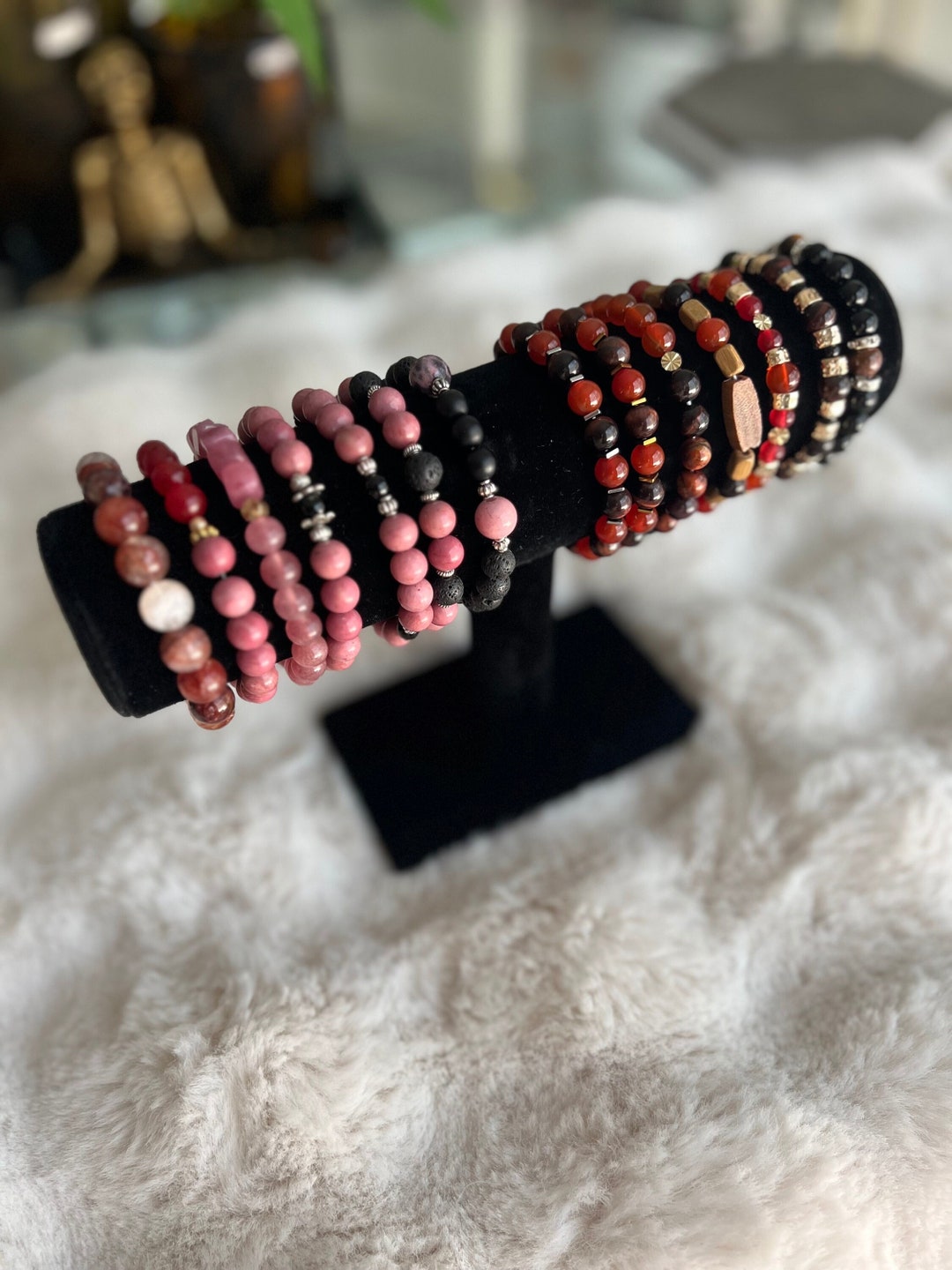 ZODIAC / / / FIRE - Genuine Crystal Bead Bracelet - Etsy