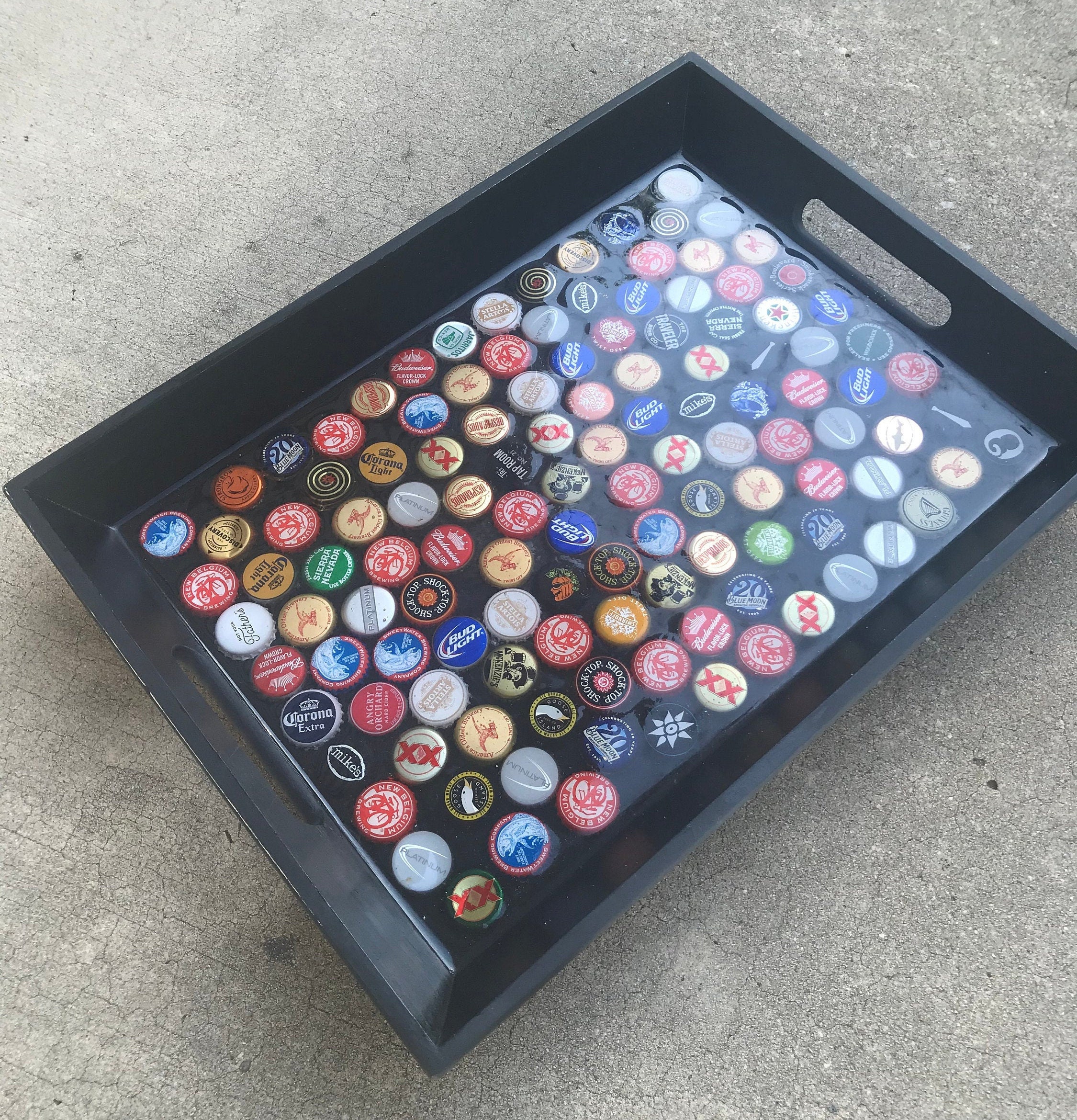 Beer Cap Serving Tray - Etsy