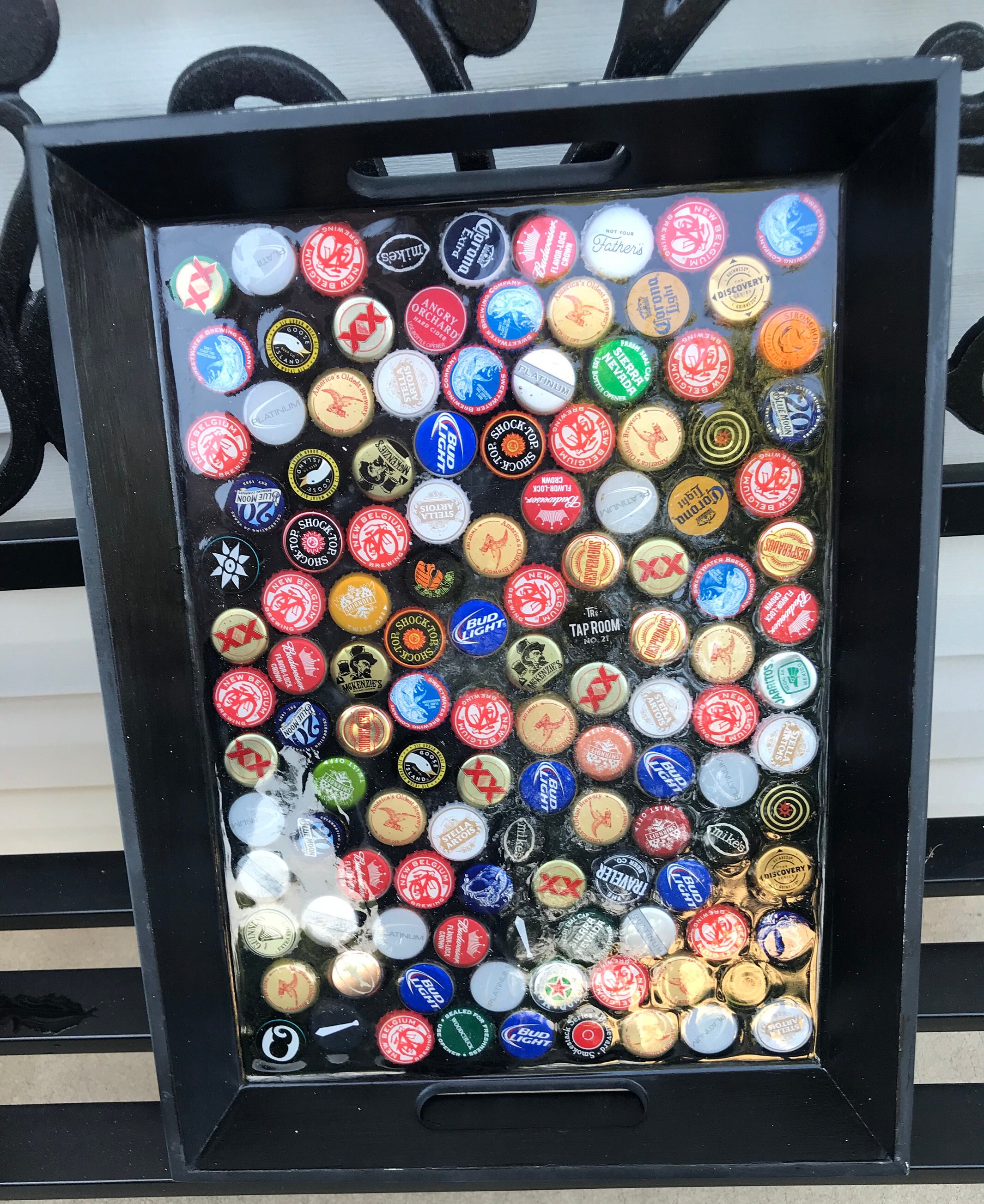 Beer Cap Serving Tray - Etsy