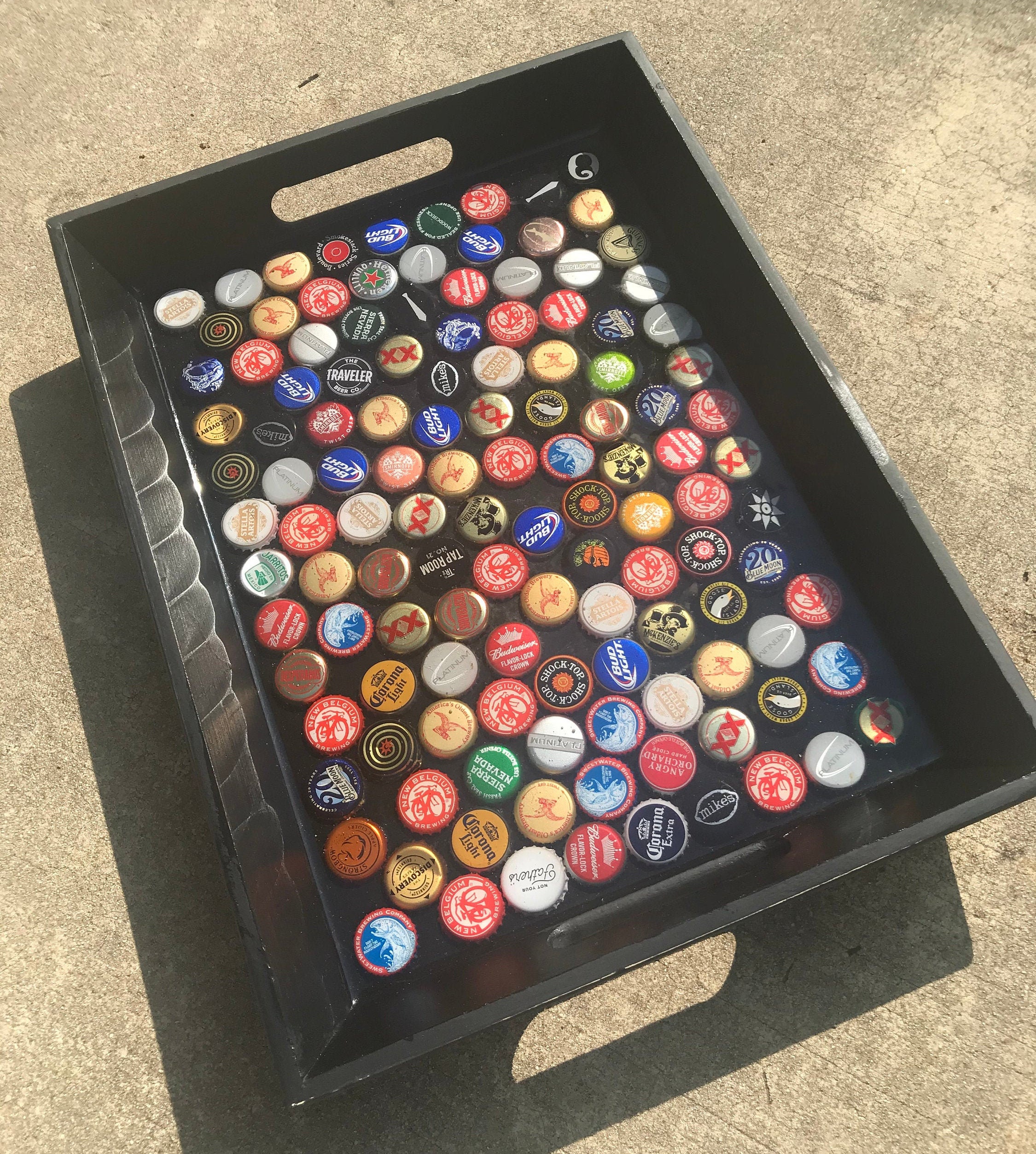 Beer Cap Serving Tray - Etsy