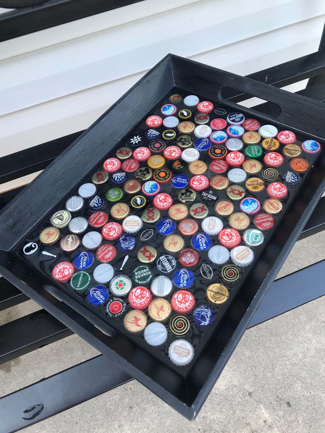 Beer Cap Serving Tray - Etsy