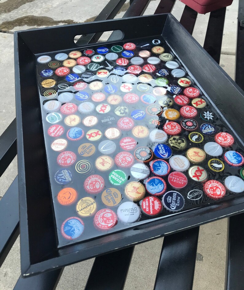 Beer Cap Serving Tray - Etsy