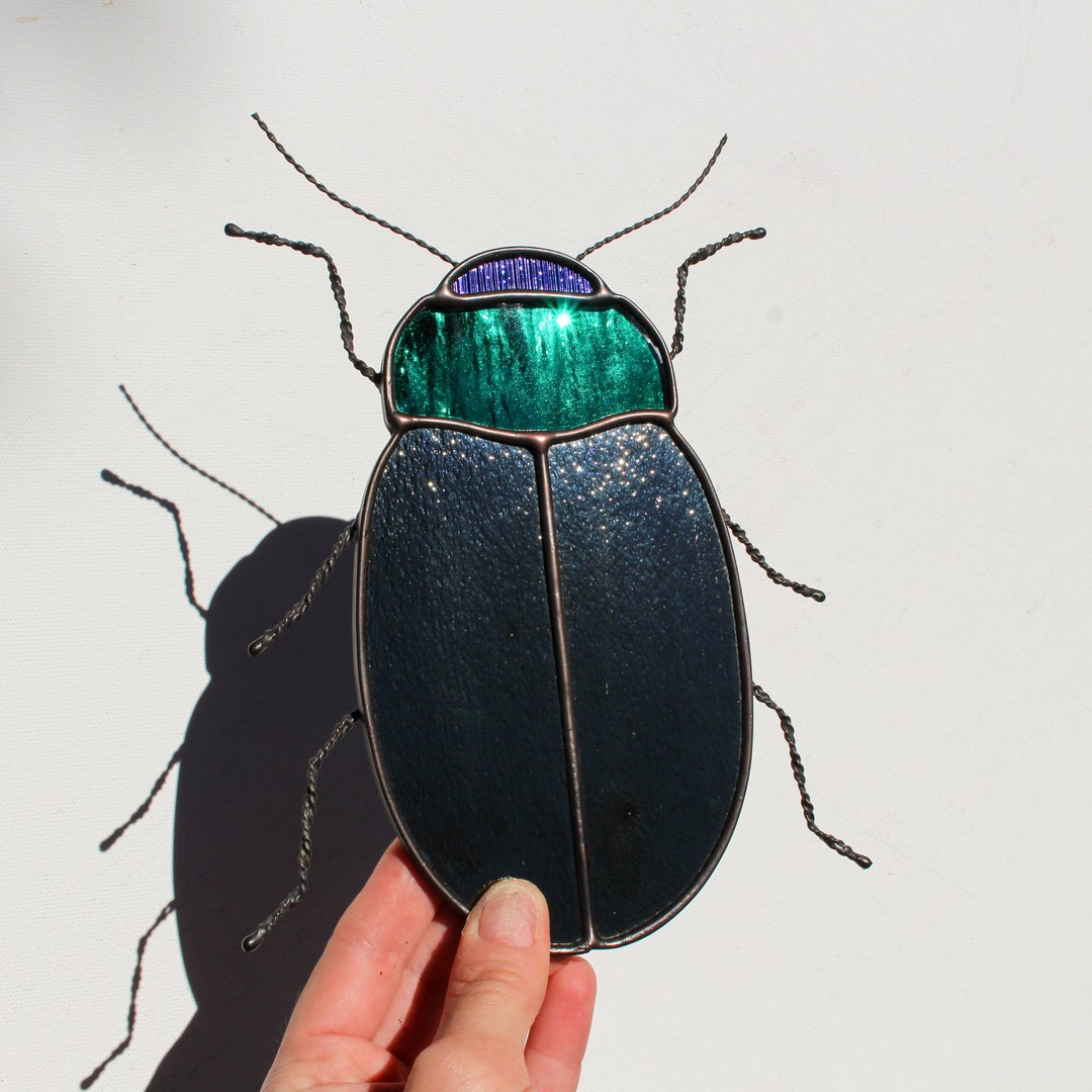 Stained Glass Iridescent Metallic Silver, Gold, Teal/turquoise, and ...