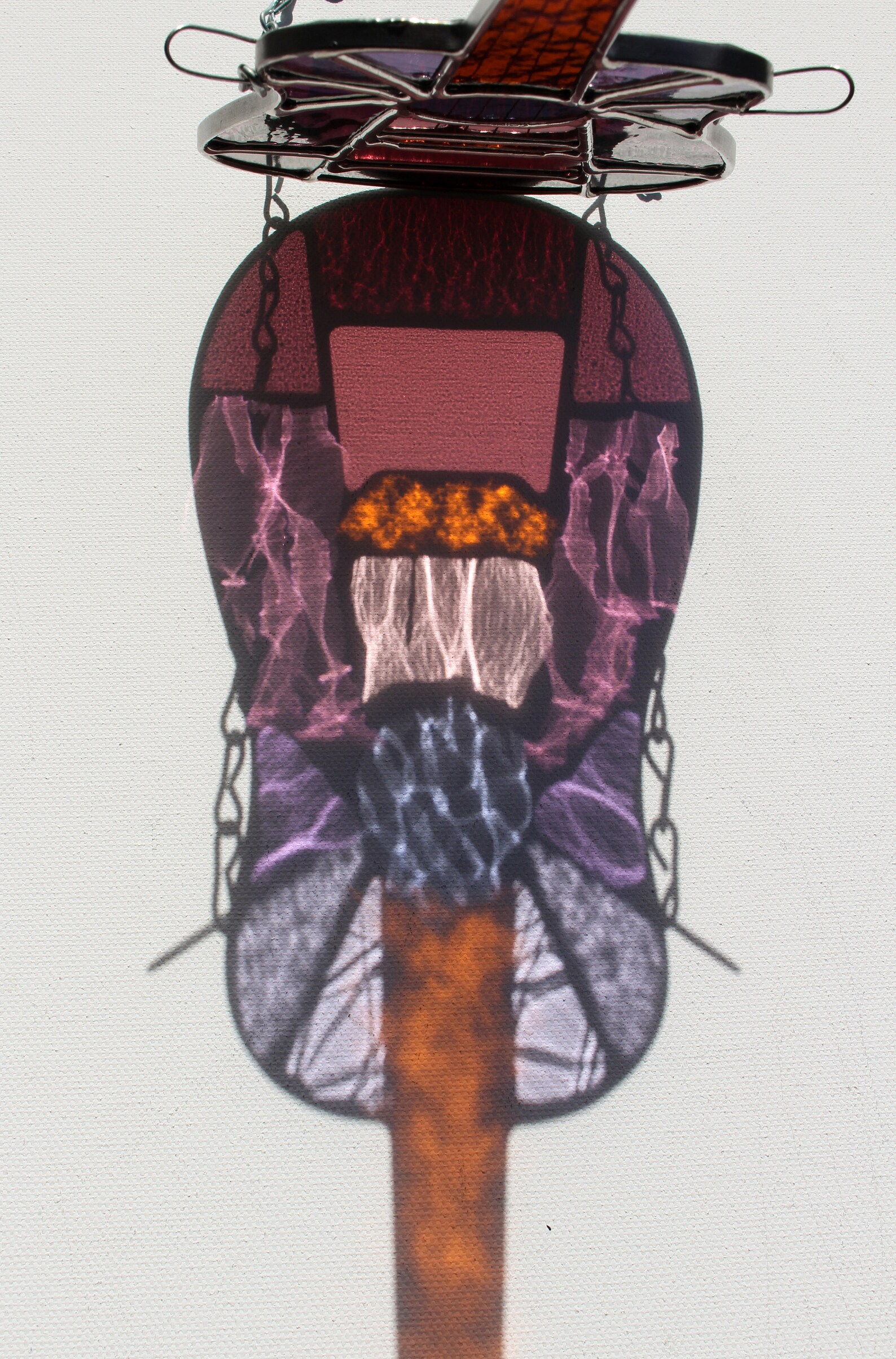 Stained Glass Pink and Purple Patchwork Ombre/gradient Guitar or ...