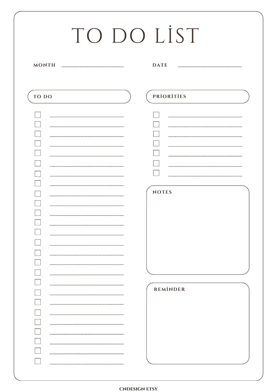 Simple and Stylish To-do List With Notes and Reminders , Simple Tasks ...
