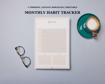 Weekly Personal Development Habit Tracker | Motivational Habit Tracker ...