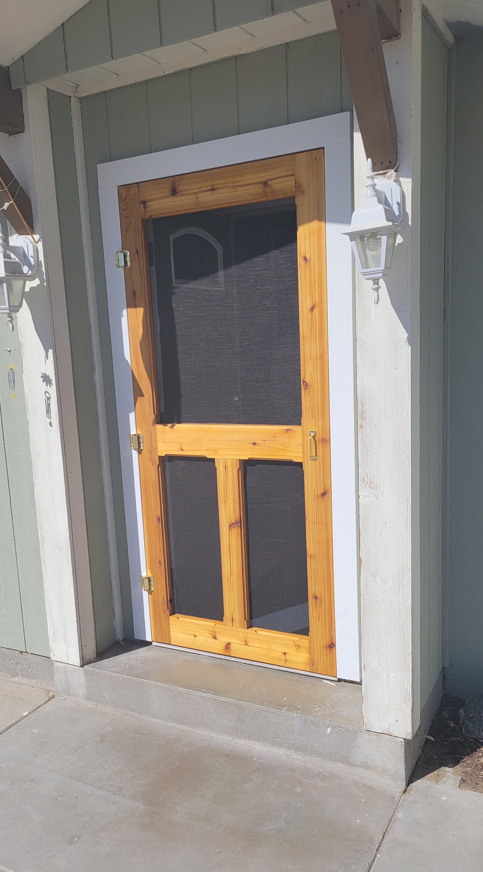 Custom Wood Screen Door - Etsy