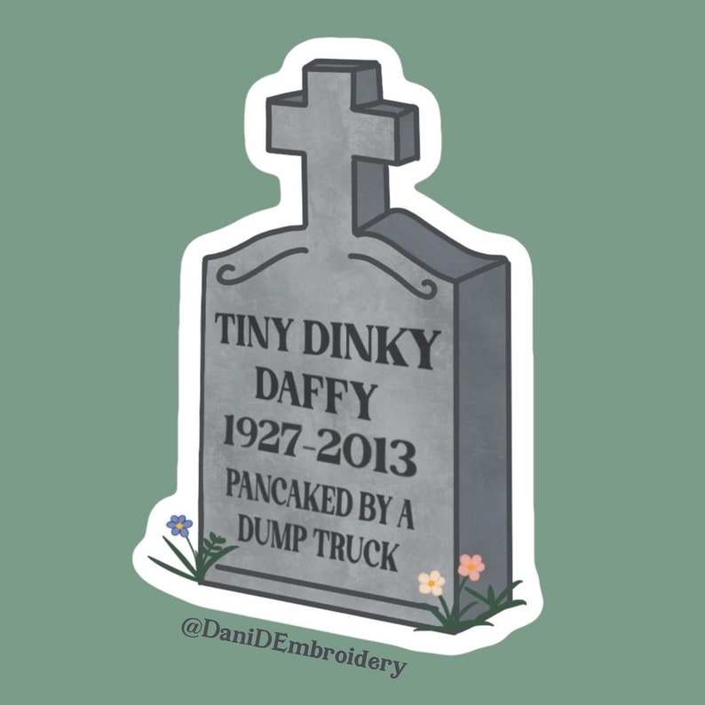 Baby of the Year in Memoriam Stickers Tiny Dinky Daffy - Etsy