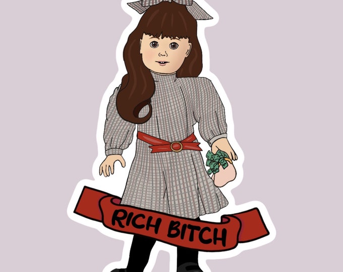 American Girl Inspired Waterproof Sticker Samantha Parkington, Kitt, AG ...