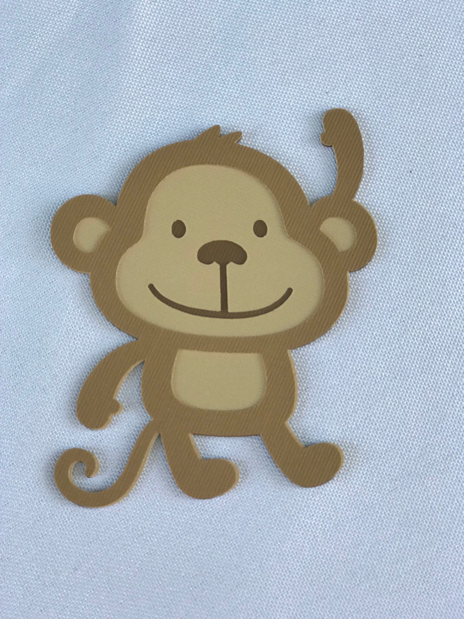 Monkey Cutout Monkey Baby Shower Monkey Birthday Jungle - Etsy