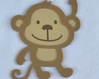 Monkey Cutout - Etsy