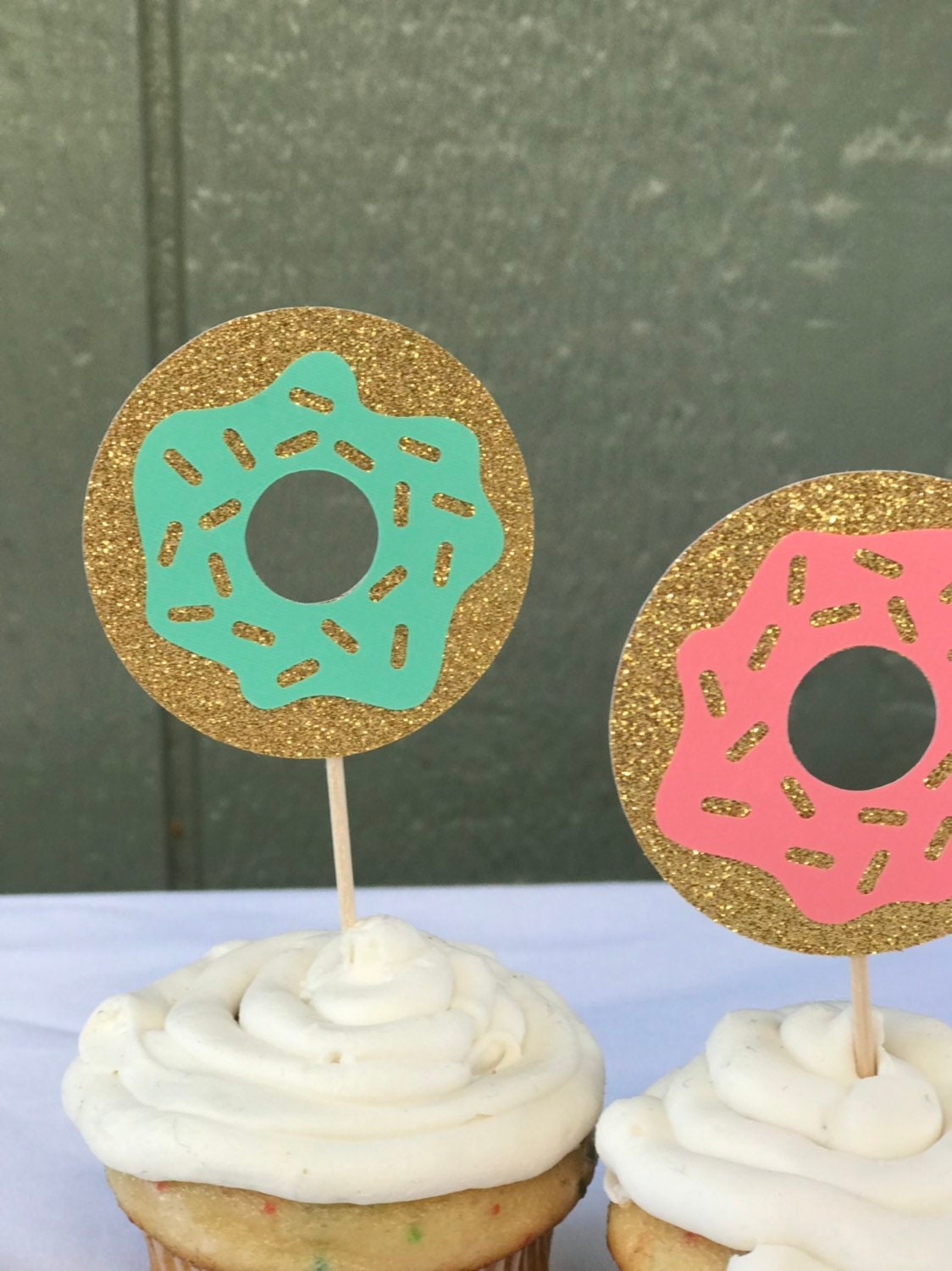 Donut Cupcake Toppers - Etsy