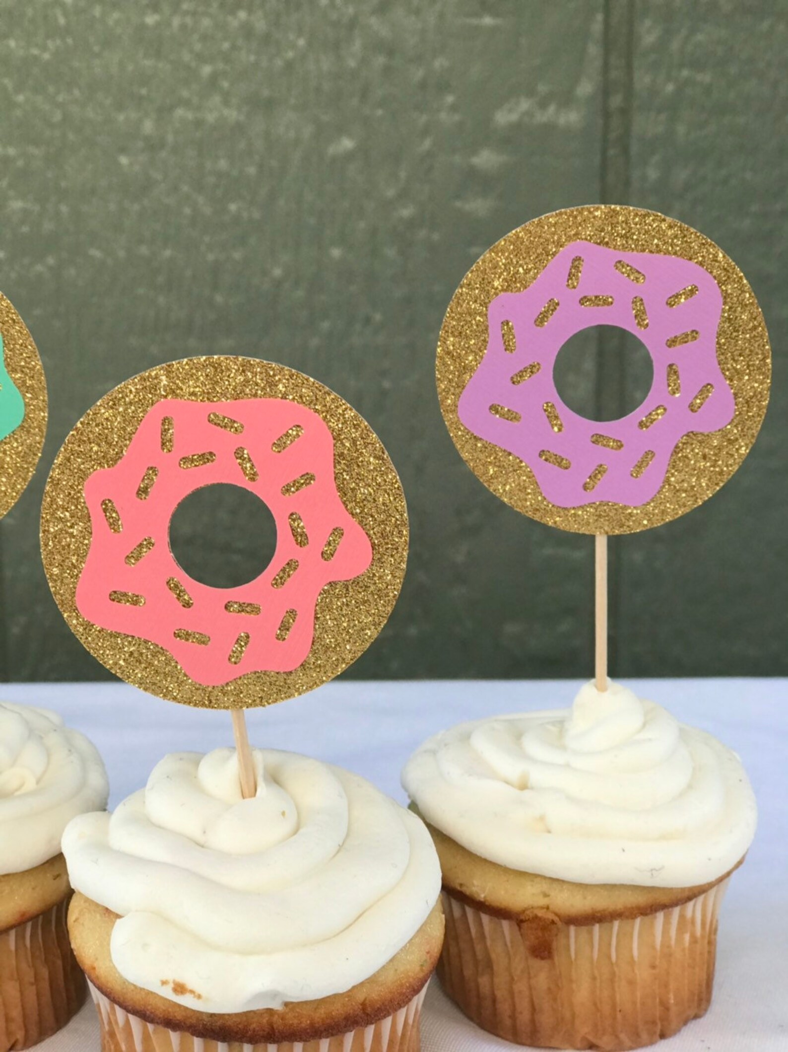 Donut Cupcake Toppers - Etsy