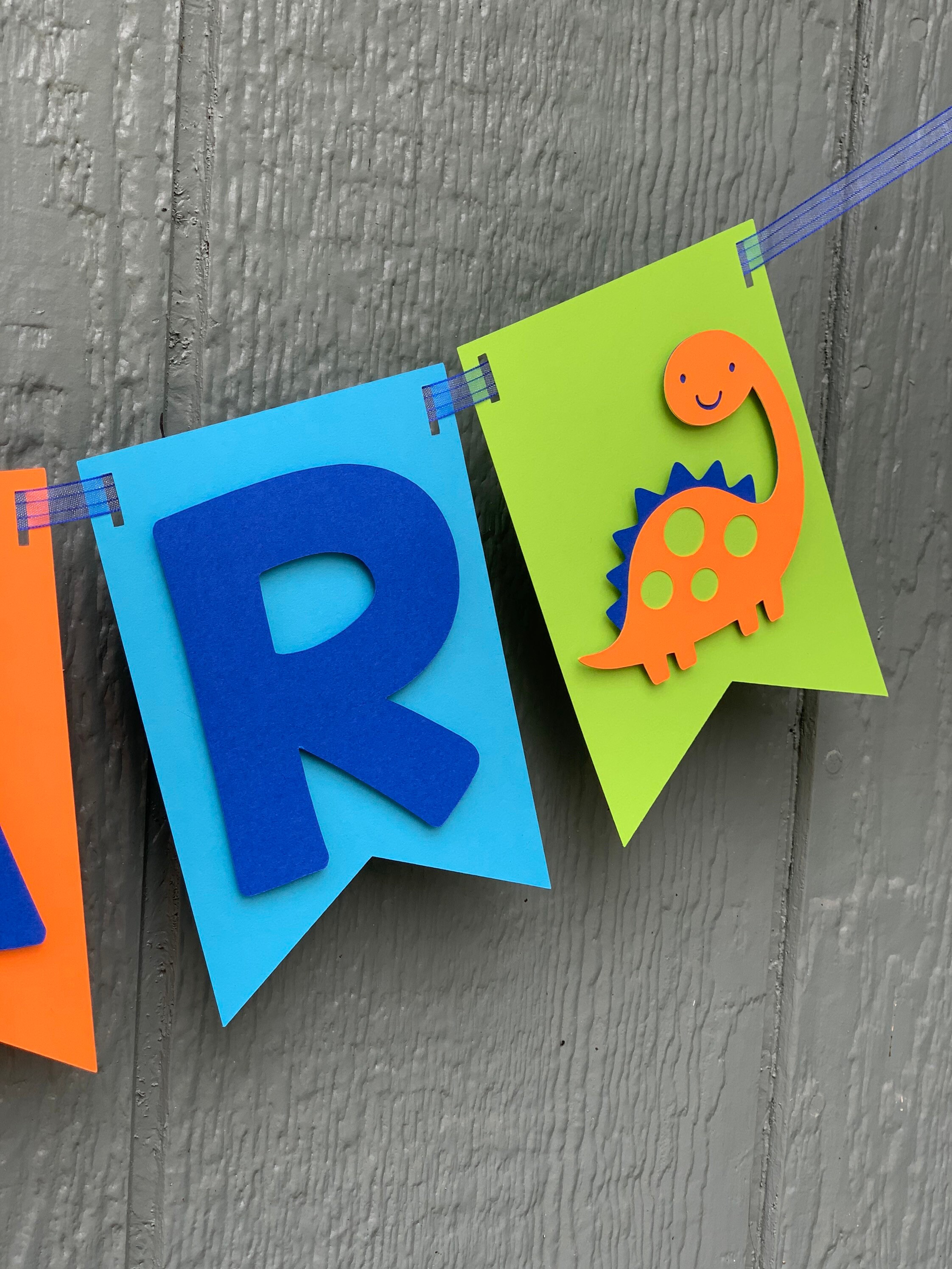 Dinosaur Birthday Banner: Roar Dino Party Decor - Etsy