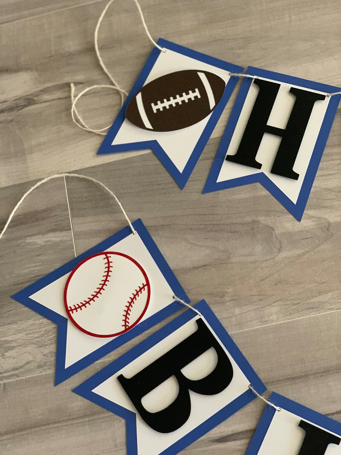 Sports Happy Birthday Banner Basketball Banner Soccer - Etsy