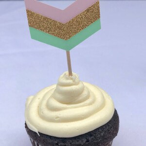 Bohemian/tribal Cupcake Toppers, Arrow Baby Shower, Tribal Party ...