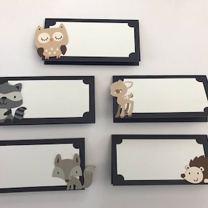 Forest Animal, Woodland Theme Place Cards - Etsy
