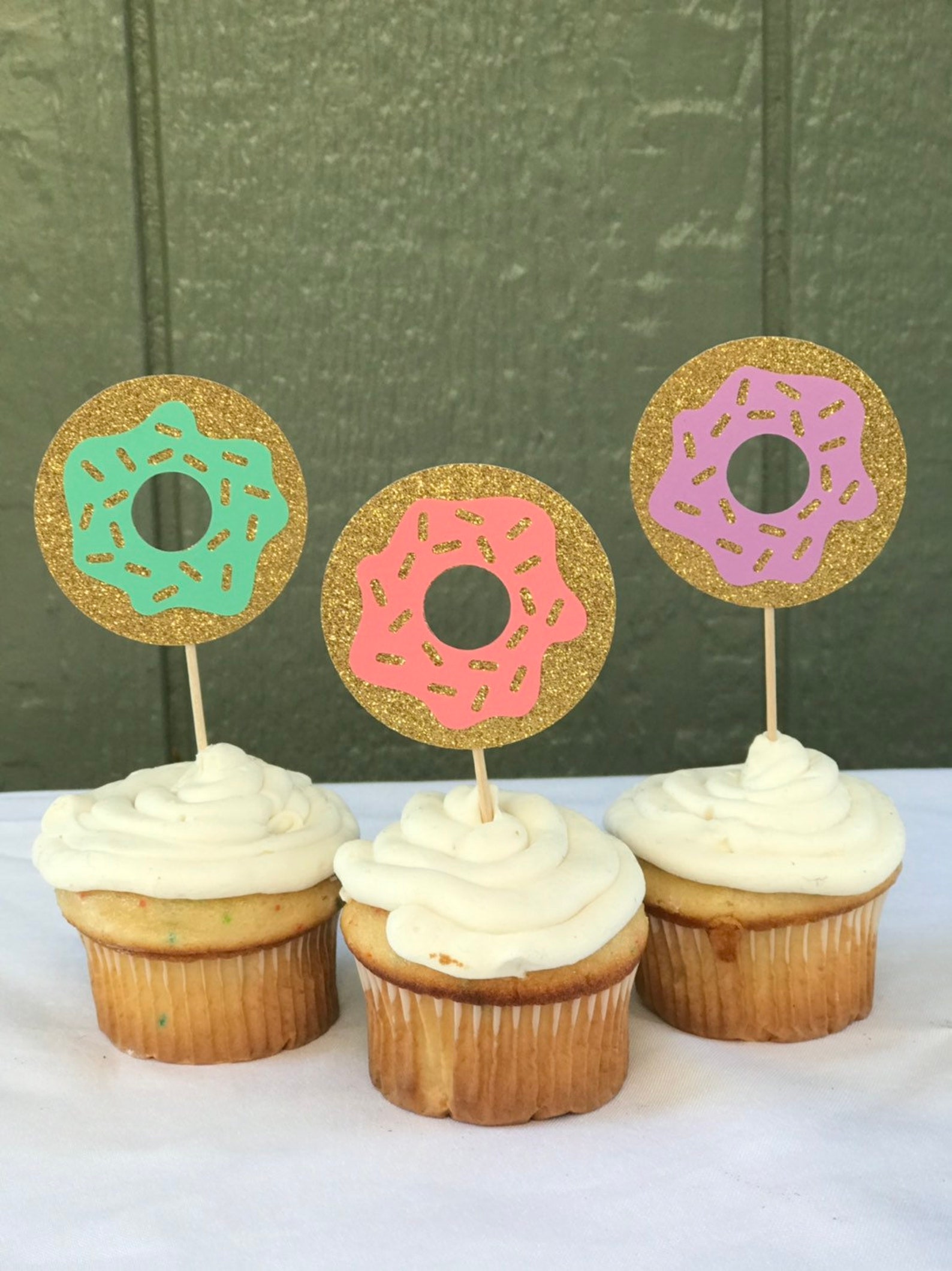 Donut Cupcake Toppers - Etsy
