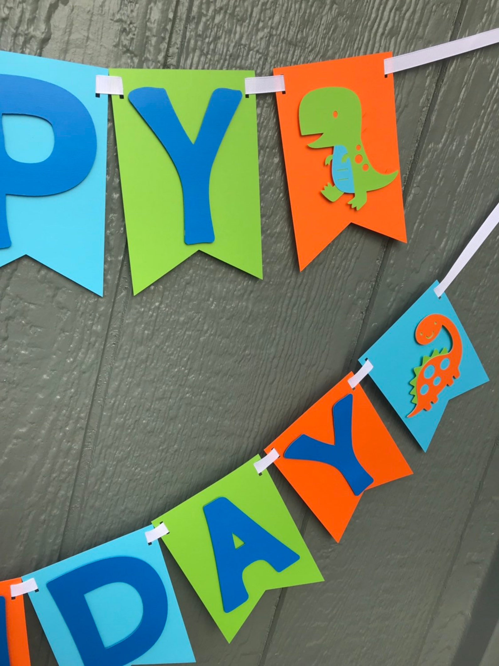 Dino Happy Birthday Lime Green Dino Boy Dinosaur Party | Etsy