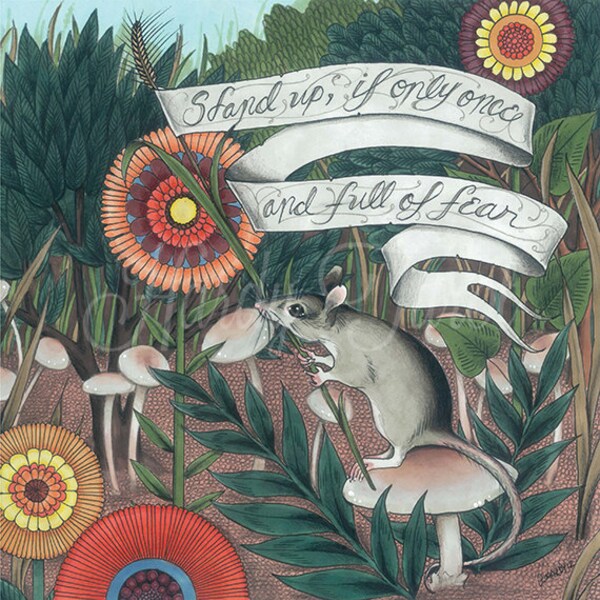 Courage Poster - Etsy