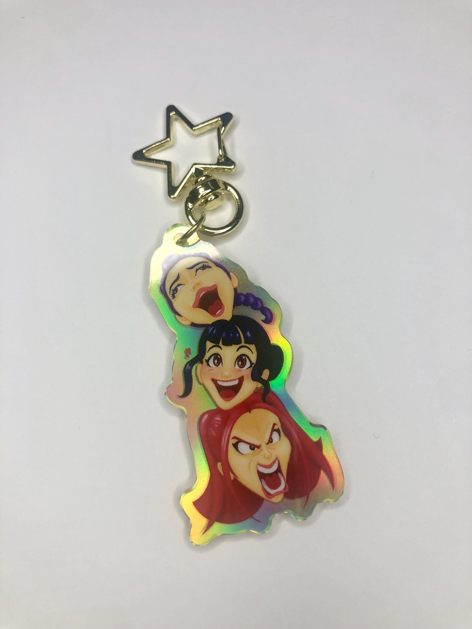 Kpop Demon Hunters KPDH HUNTRIX Golden Holographic Double Sided 2.5 ...