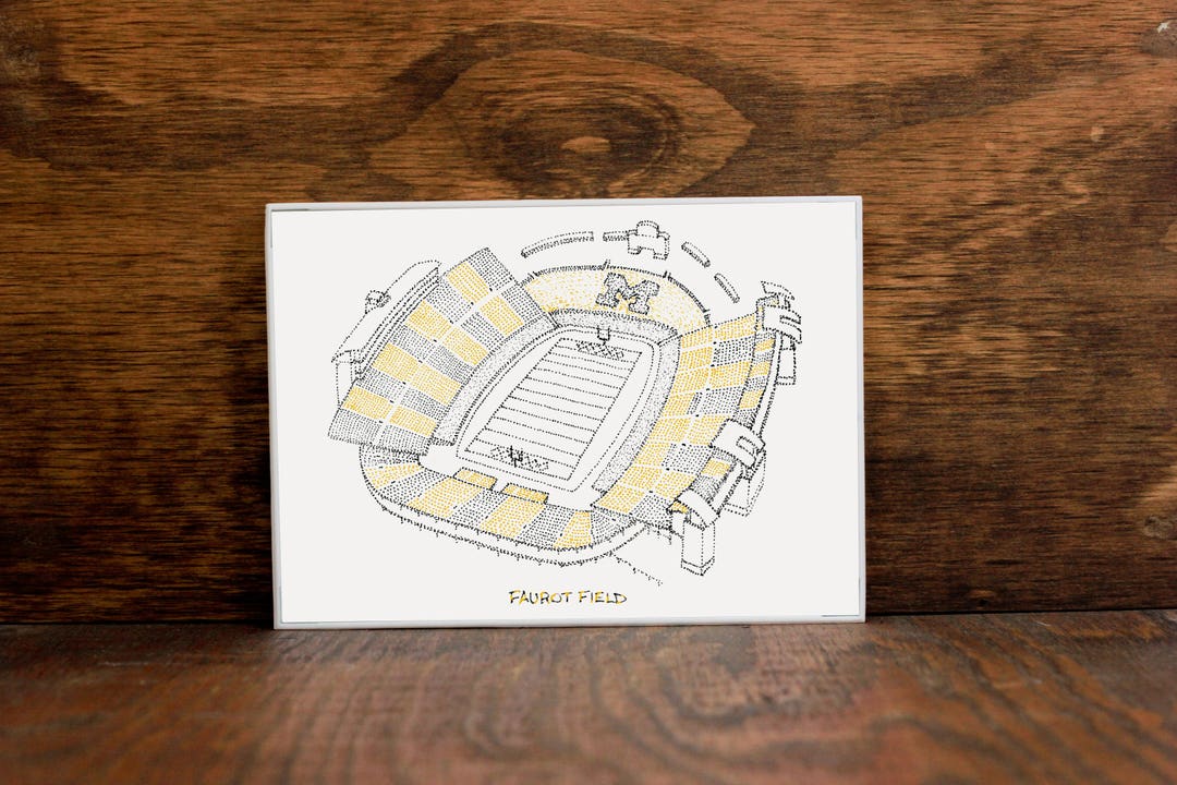 Memorial Stadium - Faurot Field - Missouri Tigers - MIZZOU - Stipple ...