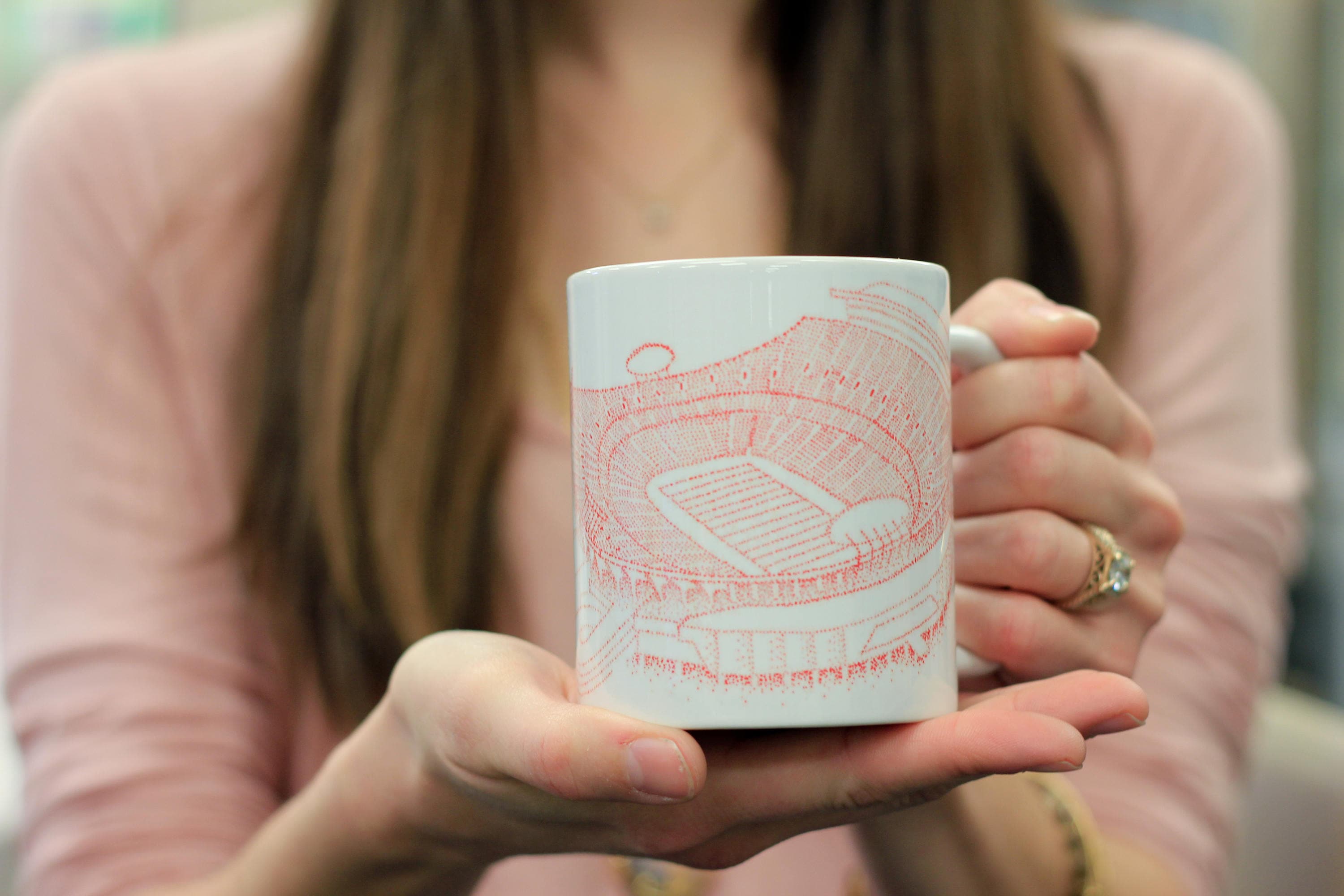 Arrowhead Stadium Kansas City Stipple Art Mug Football - Etsy