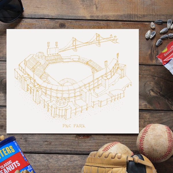 Pnc Park Art - Etsy