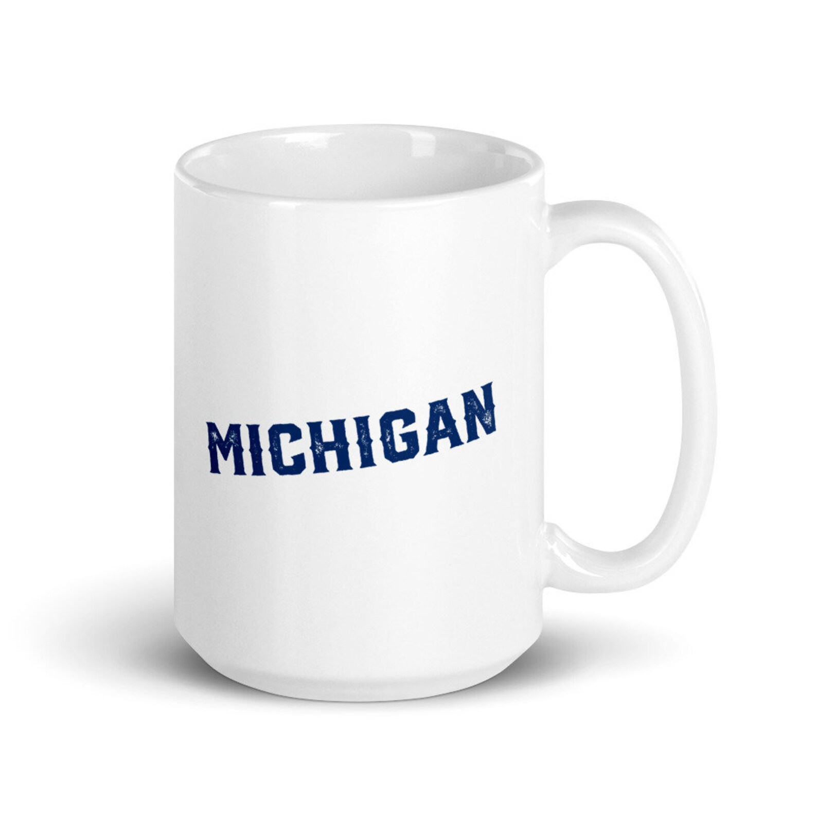 Michigan Stadium Michigan Wolverines Stipple Art Mug - Etsy