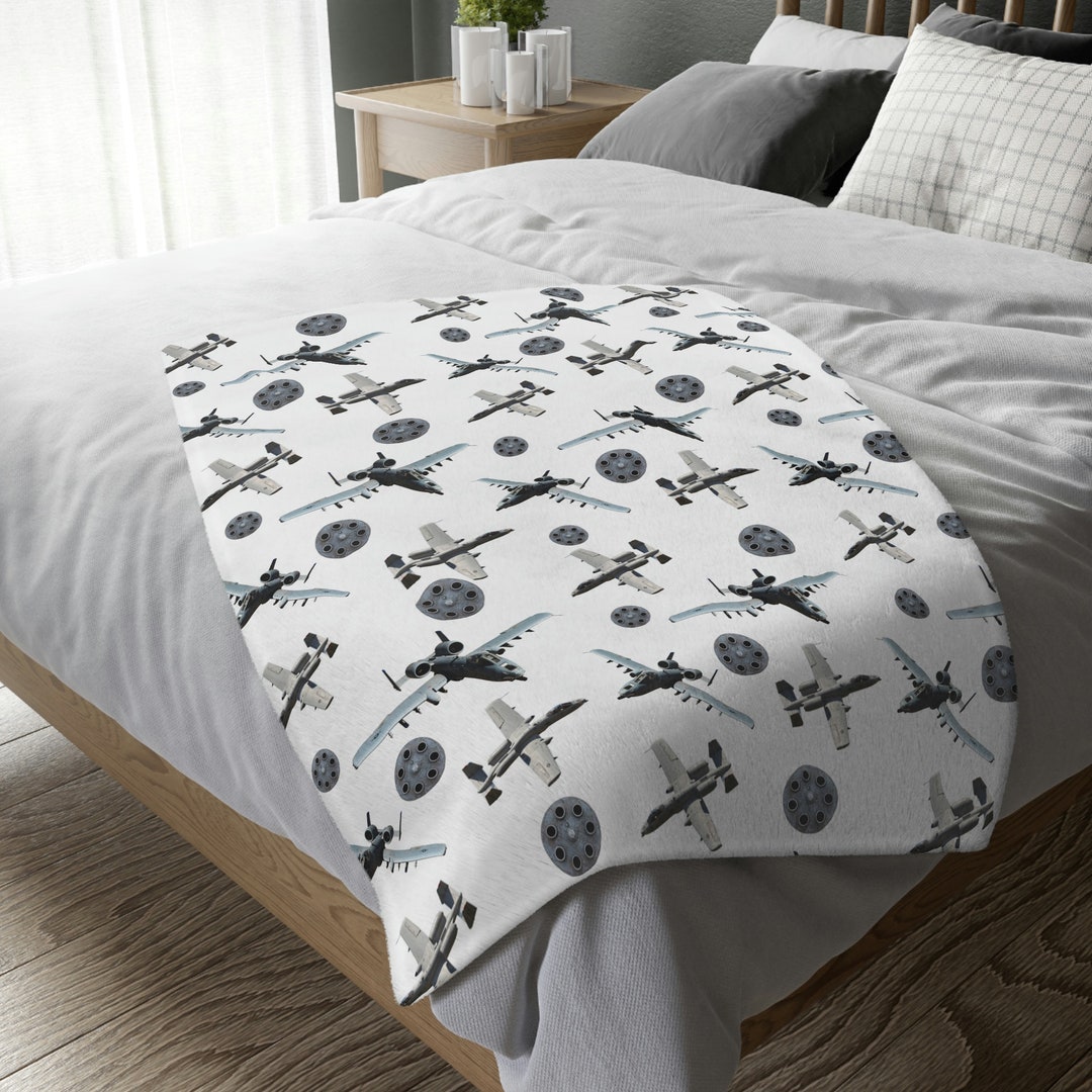 A-10 Blanket | Red Back | A-10 Baby Blanket | Warthog Baby Aviation ...