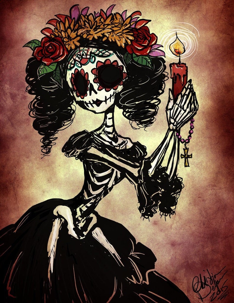 Dia De Los Muertos - Art Print - Etsy