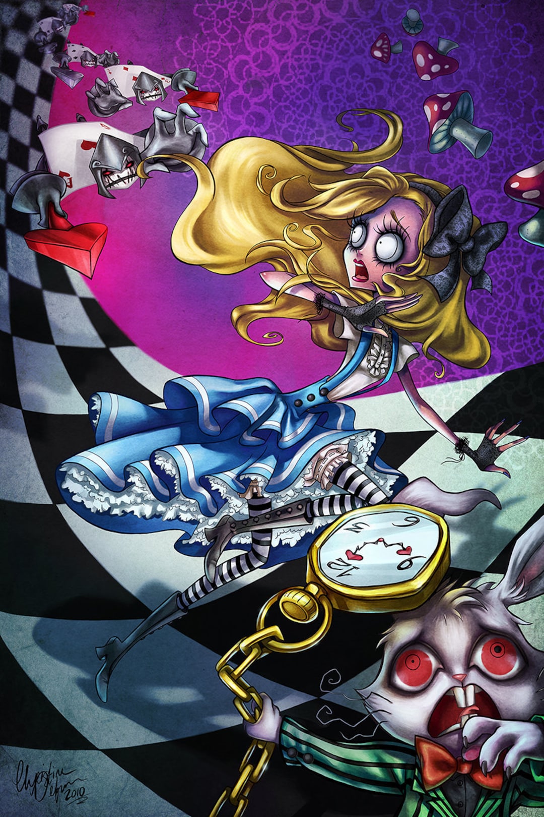 Run Alice Run Art Print - Etsy