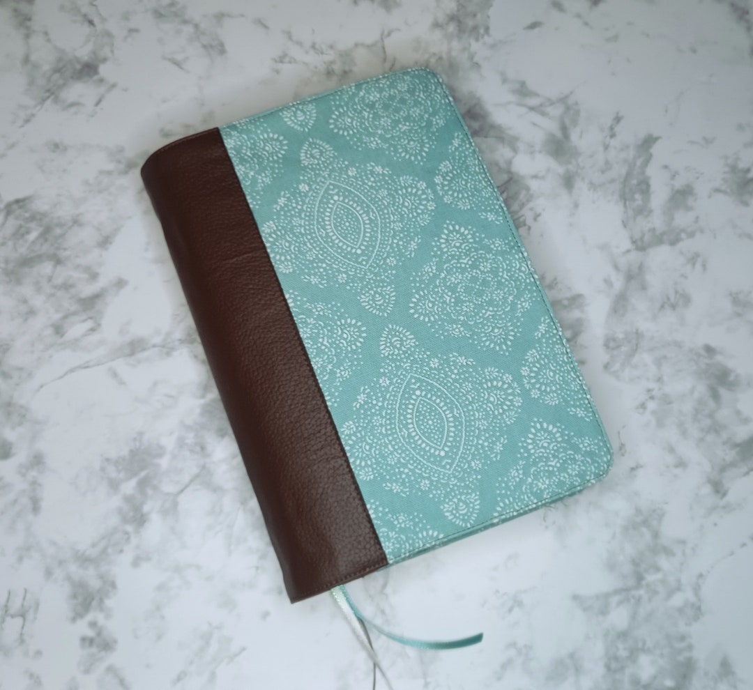Custom Bible Cover, Handmade Book Binder Journal Planner Cover Case ...