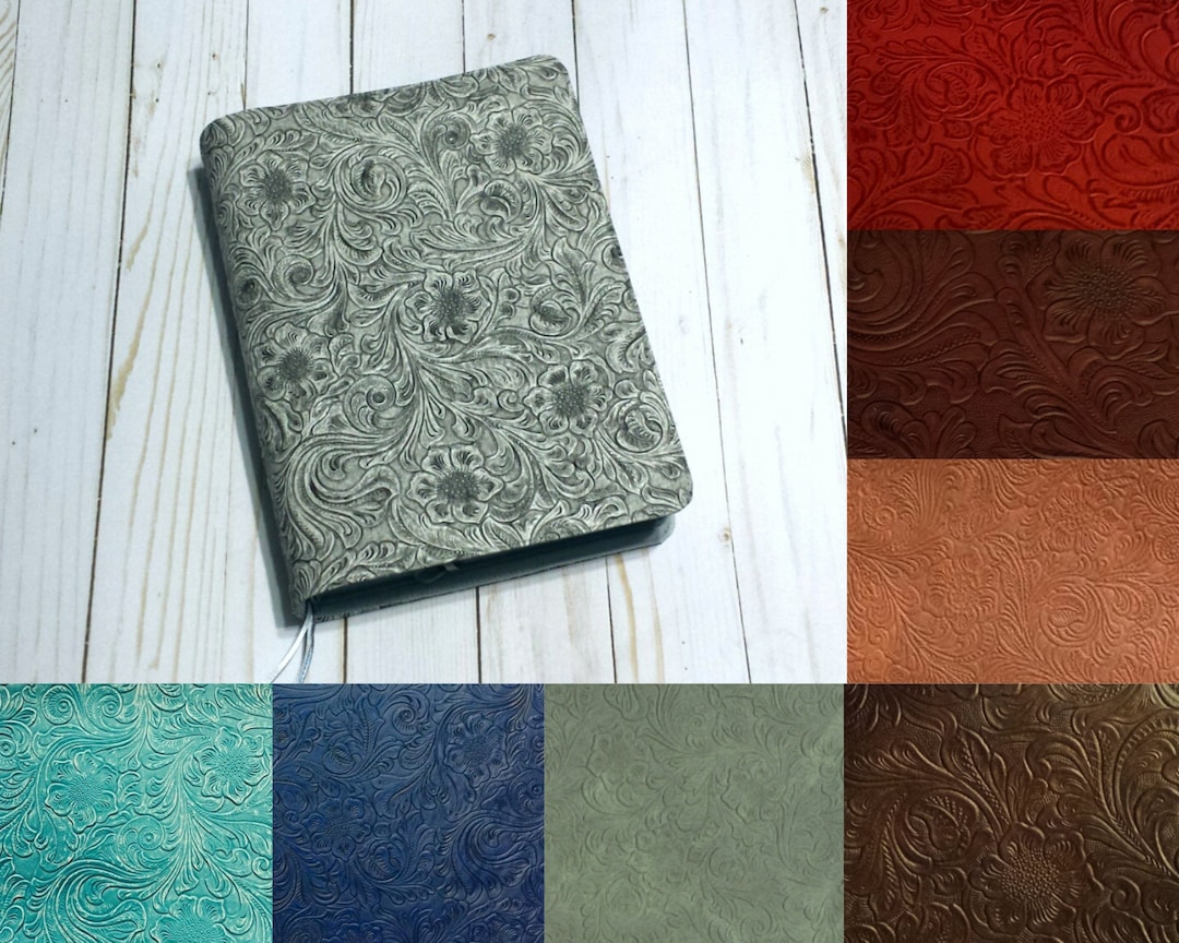 New World Translation Bible Cover: Handmade Faux Leather Western Floral ...