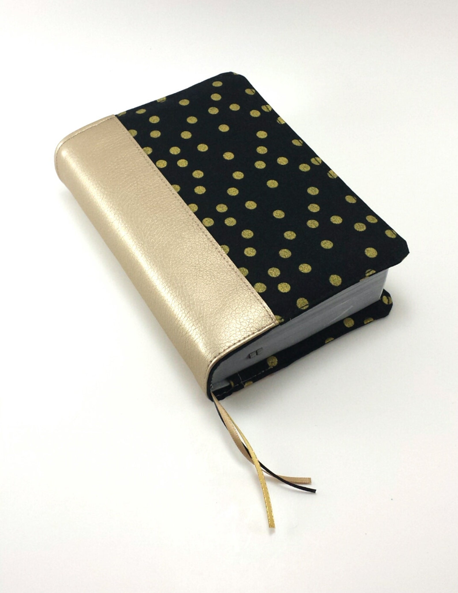 Bible Cover Custom Made Book Binder Journal Cover Gold - Etsy